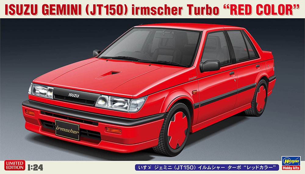 1:24 ISUZU GEMINI (JT150) irmscher Turbo “RED COLOR”