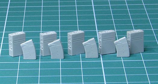 1:35 2cm Flak 38 Ammo Boxes and Magazines
