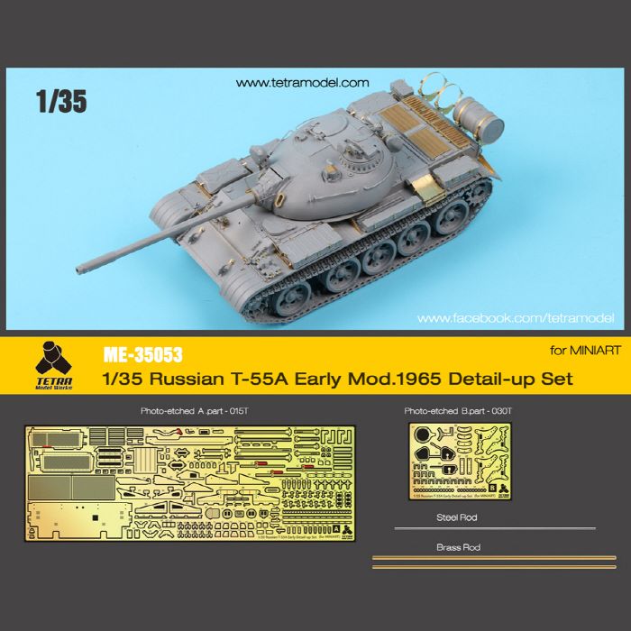1:35 T-55A Early Mod. 1965 for MiniArt