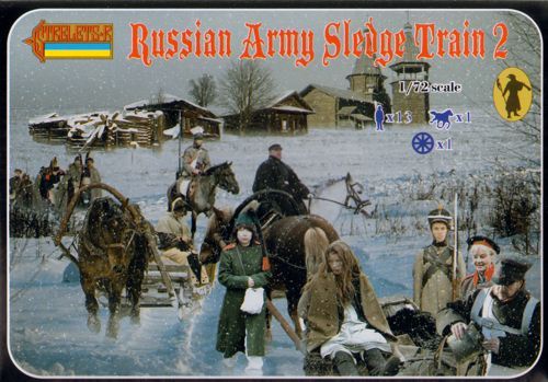 1:72 Russian Army Sledge Train 2 (Napoleonic)