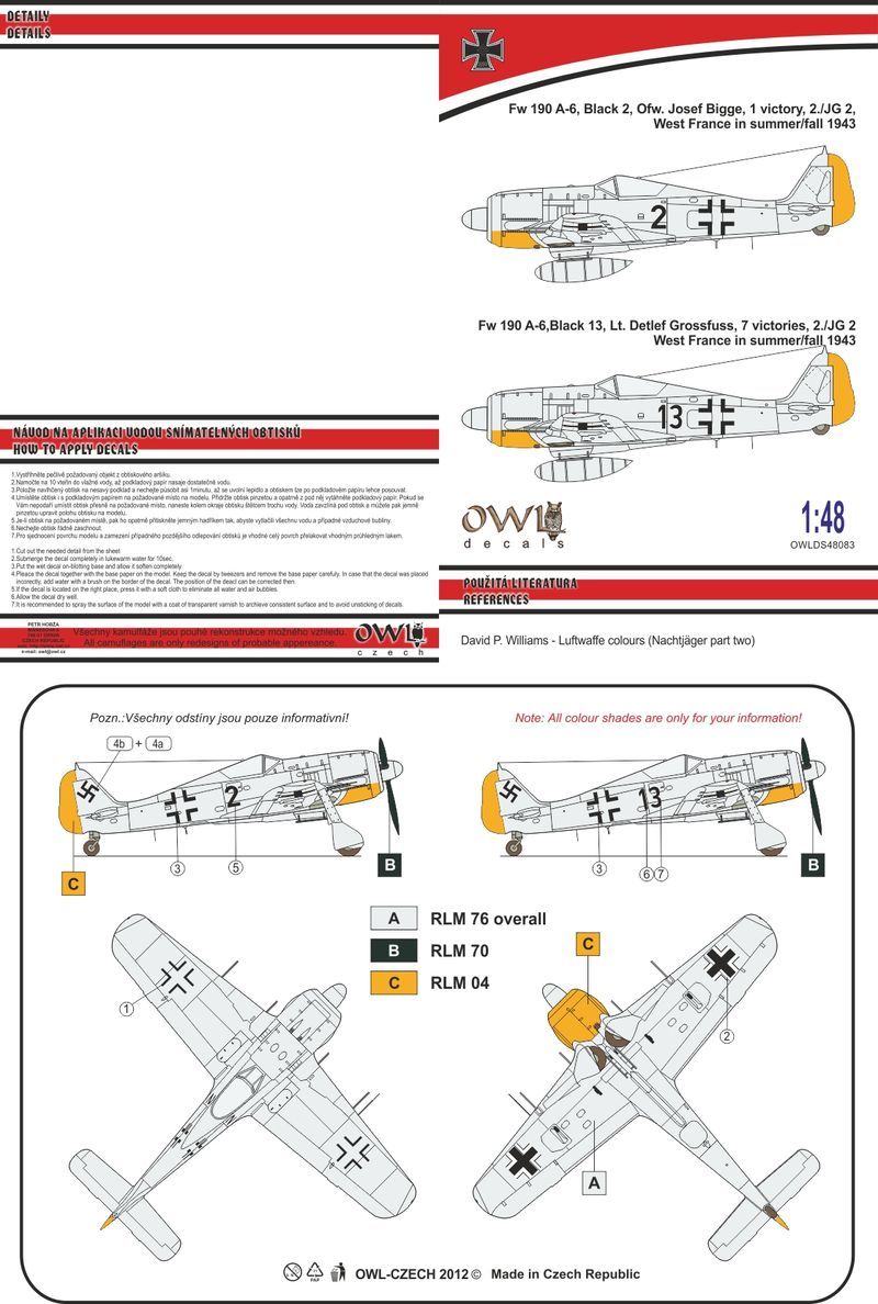 1:48 Fw 190 A-6 Nachtjäger JG2