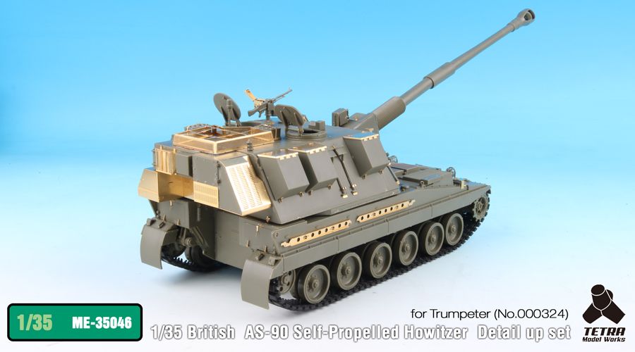 1/35 British AS-90 Self-Propelled Howitzer Detail up set for Trumpeter