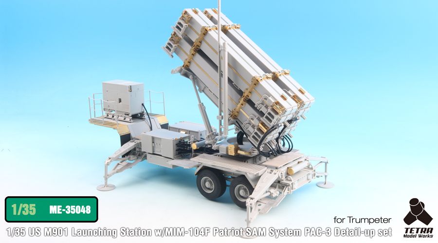1/35 U.S. M901 Launching Station w/MIM-104F Patriot System PAC-3 Detail ...