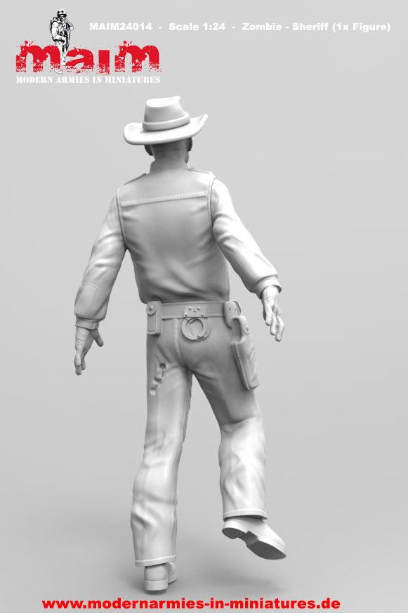1:24 Zombie - Sheriff -the walking dead-