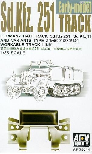 1:35 German Halftrack Sd.Kfz. 251, Sd.Kfz. 11 & Variants Workable Track ...
