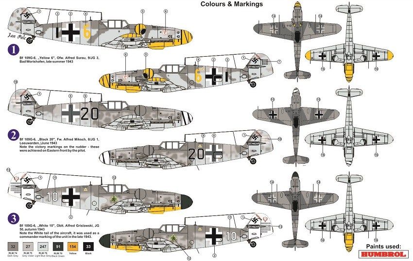 1:72 Messerschmitt Bf-109G-6