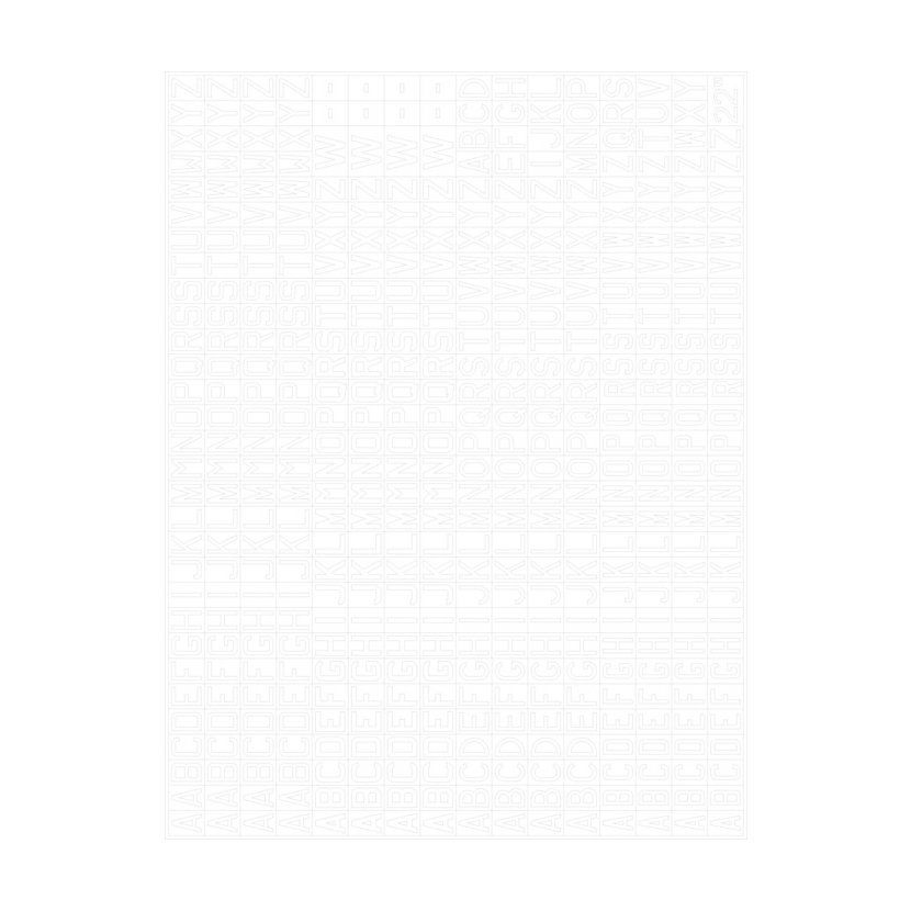 1:72 RAF Code Letters 22