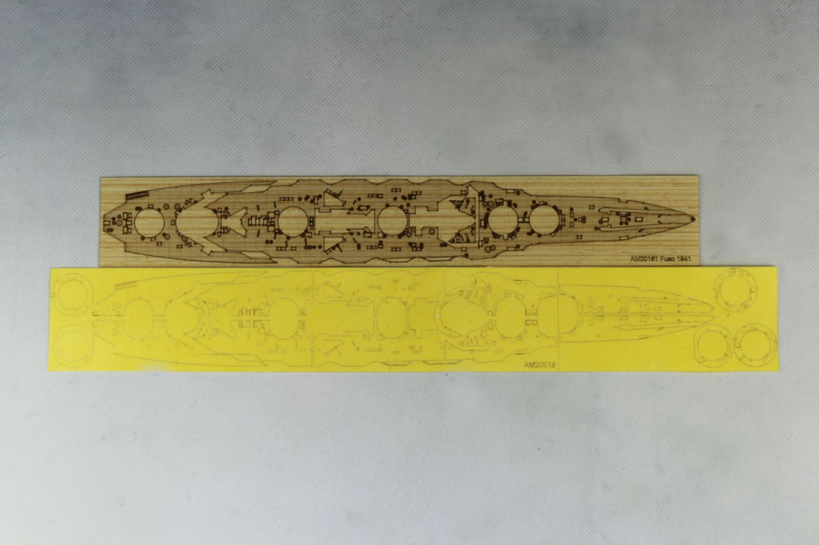 1:700 Japanese Battleship Fuso 1941 Wooden Deck w/Masking Sheet & PE ...