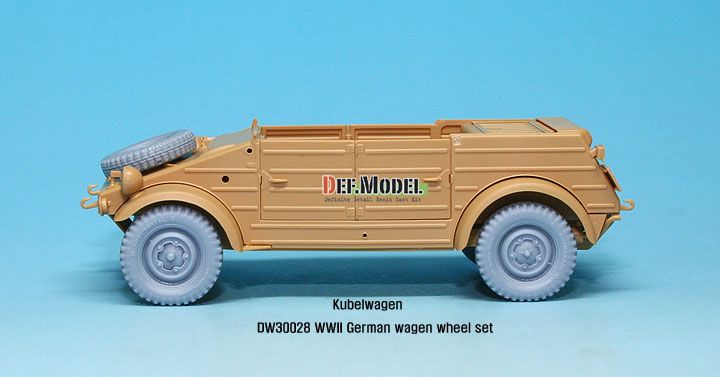 1:35 WW2 German VW Wheel set (for Tamiya 1:35 )