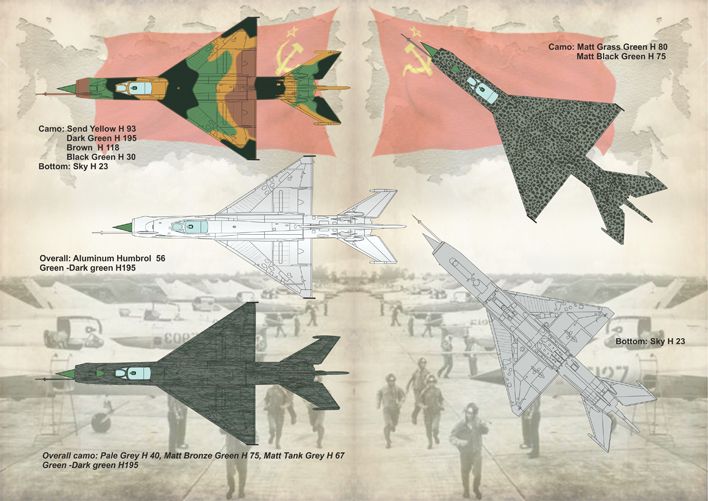 1:72 North Vietnamese MiGs - Vietnam War (decals)